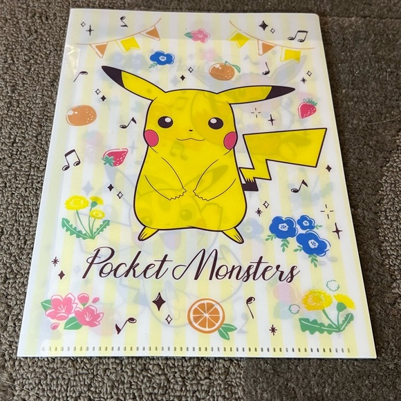 Pokemon | Office | Pokmon Small File Folder Pikachu Eevee Japan ...
